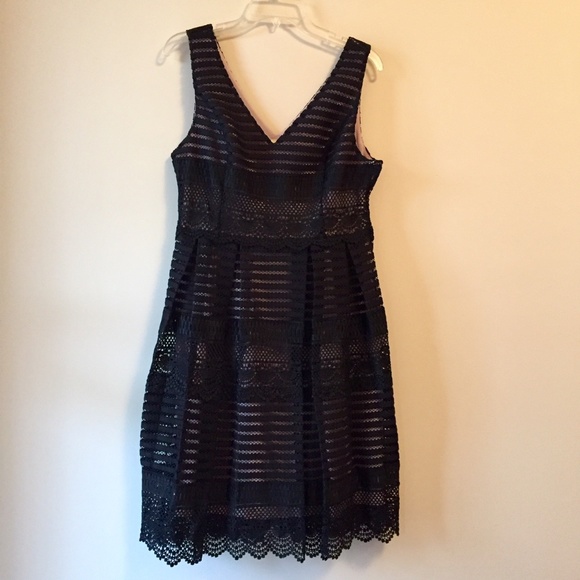 Modcloth | Dresses | Size L Modcloth Sleeveless Lace Fit Flare Dress ...